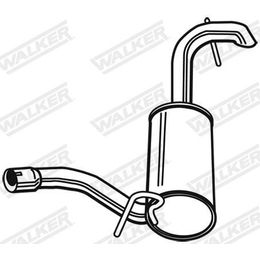 WALKER Endschalld&auml;mpfer 23888 f&uuml;r Mercedes