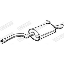 WALKER Endschalld&auml;mpfer 22916 f&uuml;r Audi