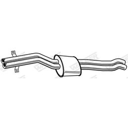 WALKER Mittelschalld&auml;mpfer 23288 f&uuml;r BMW