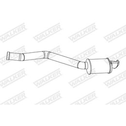 WALKER Endschalld&auml;mpfer 24332 f&uuml;r Mercedes
