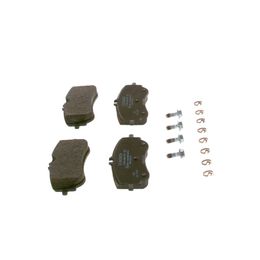 Bosch Bremsbelagsatz, Scheibenbremse 0986424875 f&uuml;r VW MAN