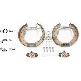 TEXTAR Bremsbackensatz Shoe Kit Pro 84048002 f&uuml;r RENAULT Citro&euml;n DACIA Peugeot