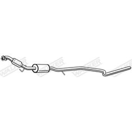 WALKER Mittelschalld&auml;mpfer 23694 f&uuml;r Ford MAZDA
