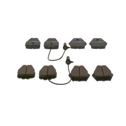 Bosch Bremsbelagsatz, Scheibenbremse 0986424690 f&uuml;r VW