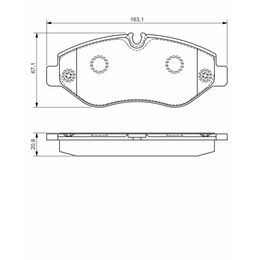 Bosch 0986495098 f&uuml;r Mercedes DODGE VW