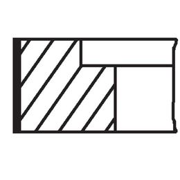 Mahle Kolbenringsatz 68102n0 f&uuml;r KIA