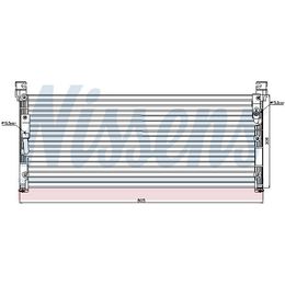 NISSENS Kondensator, Klimaanlage 94370 f&uuml;r TOYOTA