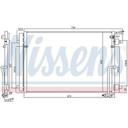 NISSENS Kondensator, Klimaanlage 940452 f&uuml;r Audi