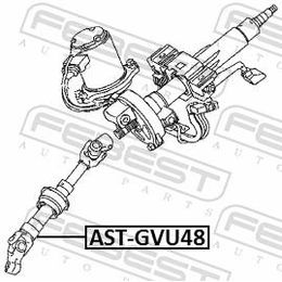 FEBEST Lenkwelle astgvu48 f&uuml;r TOYOTA