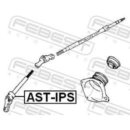 FEBEST Lenkwelle astips f&uuml;r TOYOTA