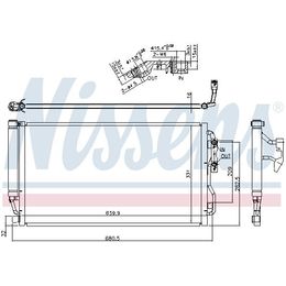 NISSENS Kondensator, Klimaanlage 940590 f&uuml;r BMW