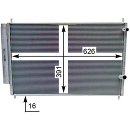 Mahle Kondensator, Klimaanlage ac801000s f&uuml;r TOYOTA