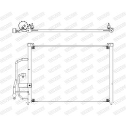 WALKER Kondensator, Klimaanlage wcd00064 f&uuml;r DAEWOO
