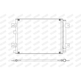 WALKER Kondensator, Klimaanlage wcd00427 f&uuml;r RENAULT