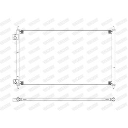 WALKER Kondensator, Klimaanlage wcd00266 f&uuml;r ACURA