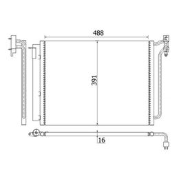 Mahle Kondensator, Klimaanlage ac311001s f&uuml;r BMW