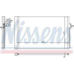 NISSENS Kondensator, Klimaanlage 940364 f&uuml;r CADILLAC