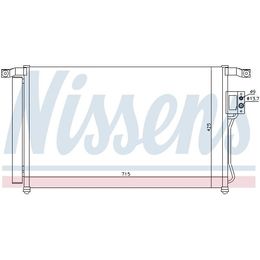 NISSENS Kondensator, Klimaanlage 94869 f&uuml;r HYUNDAI