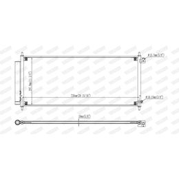 WALKER Kondensator, Klimaanlage wcd00131 f&uuml;r HONDA