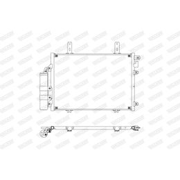 WALKER Kondensator, Klimaanlage wcd00340 f&uuml;r RENAULT
