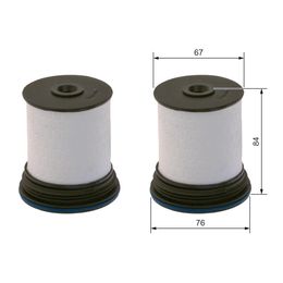 Bosch Kraftstofffilter f026402360 Filtereinsatz 83,5mm f&uuml;r Opel GMC
