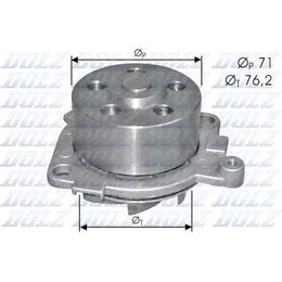 DOLZ Wasserpumpe s210 f&uuml;r LANCIA ALFA ROMEO