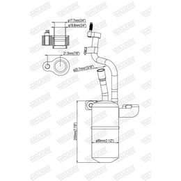 WALKER Trockner, Klimaanlage wdr00099 f&uuml;r Ford
