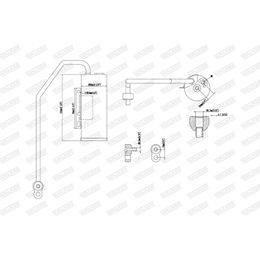 WALKER Trockner, Klimaanlage wdr00045 f&uuml;r SAAB