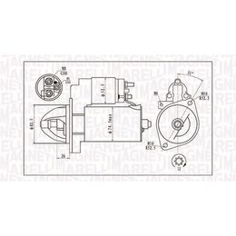 MAGNETI MARELLI Starter 063721410010 f&uuml;r Mercedes