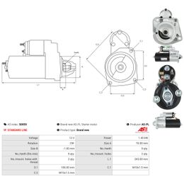 AS-PL Starter s0059 f&uuml;r Volvo RENAULT