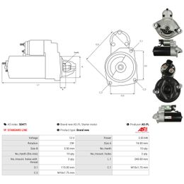AS-PL Starter s0471 f&uuml;r TOYOTA