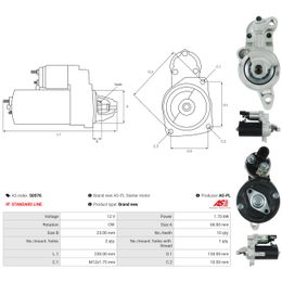 AS-PL Starter s0576 f&uuml;r VW