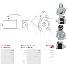 AS-PL Starter s5104 f&uuml;r DAF MITSUBISHI NISSAN