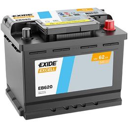 Exide Starterbatterie eb620 12V 68Ah 540A f&uuml;r Citro&euml;n Iveco Volvo GM ALFA ROMEO Fiat SAAB VAG Opel Vaughall LEXUS TOYOTA MITSUBISHI PEUGE