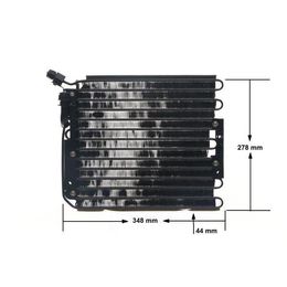 Mahle Kondensator, Klimaanlage ac316000s f&uuml;r Porsche