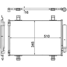 Mahle Kondensator, Klimaanlage BEHR HELLA SERVICE *** PREMIUM LINE ac456000p f&uuml;r Suzuki