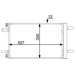 Mahle Kondensator, Klimaanlage ac886000s f&uuml;r GM Peugeot DS TOYOTA