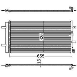 Mahle Kondensator, Klimaanlage ac2000s f&uuml;r CUPRA Porsche Audi (FAW) VW (SVW)