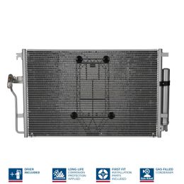 NISSENS Kondensator, Klimaanlage 940826 f&uuml;r Mercedes