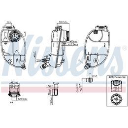 NISSENS Ausgleichsbeh&auml;lter, K&uuml;hlmittel 996265 f&uuml;r Mercedes