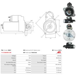 AS-PL Starter s0067 f&uuml;r Mercedes