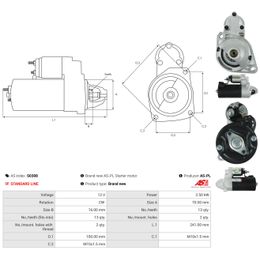 AS-PL Starter s0308 f&uuml;r Mercedes