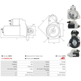 AS-PL Starter s0572 f&uuml;r VW