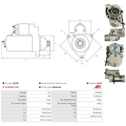 AS-PL Starter s6140 f&uuml;r Ford ROVER LAND