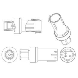 Mahle Druckschalter, Klimaanlage ase5000p f&uuml;r Ford MAZDA