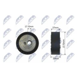 NTY Spannrolle, Keilrippenriemen rnkct008 f&uuml;r Peugeot Fiat Suzuki