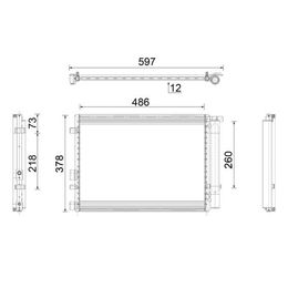 Mahle Kondensator, Klimaanlage BEHR HELLA SERVICE *** PREMIUM LINE ac916000p f&uuml;r KIA