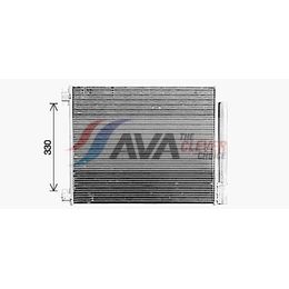 AVA QUALITY COOLING Kondensator, Klimaanlage rt5653d f&uuml;r RENAULT