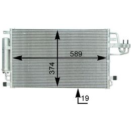 Mahle Kondensator, Klimaanlage ac399000s f&uuml;r KIA