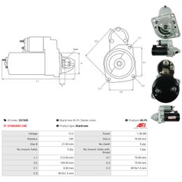 AS-PL Starter s3154s f&uuml;r BMW